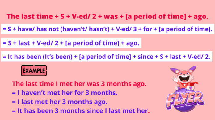 Nắm vững cấu trúc The last time & Các cấu trúc tương đương trong bài thi